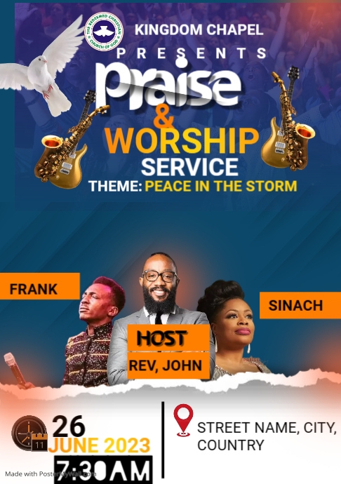 Church concert template | PosterMyWall