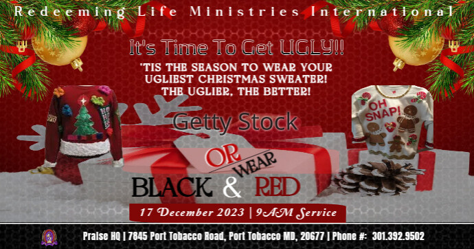 Wear Black & Red Flyer | PosterMyWall