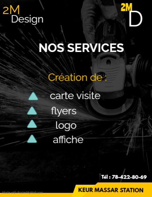 metal working flyer advertisement design temp | PosterMyWall