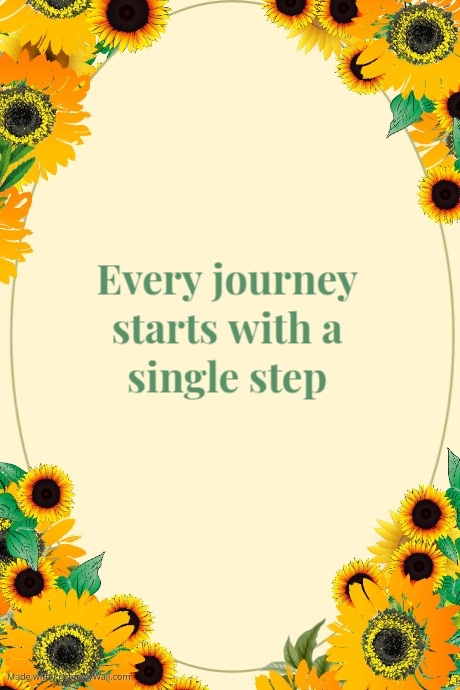 Sunflower drop | PosterMyWall