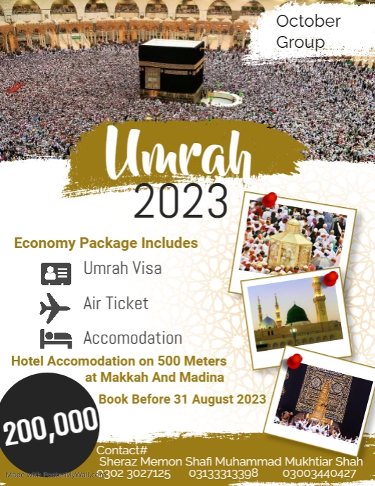 umrah package ads poster | PosterMyWall