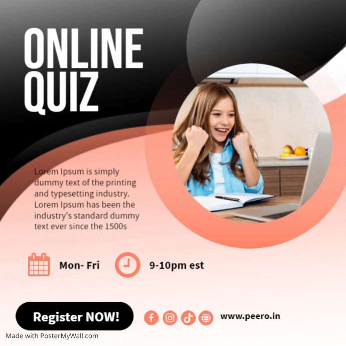 Copy of Zoom Online Class instagram template | PosterMyWall