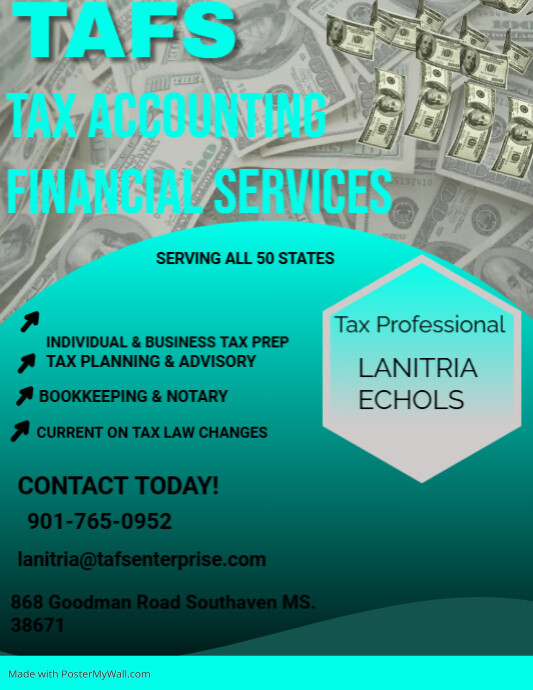 Tax Service flyer | PosterMyWall