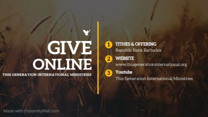 giving flyer | PosterMyWall