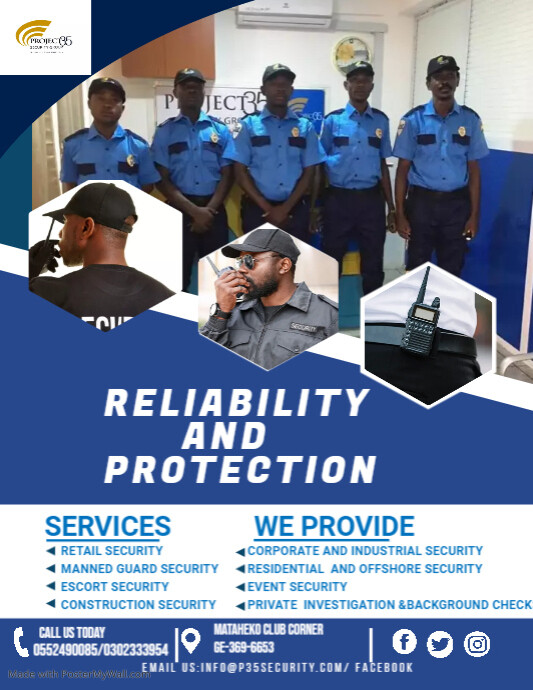 security service flyer | PosterMyWall
