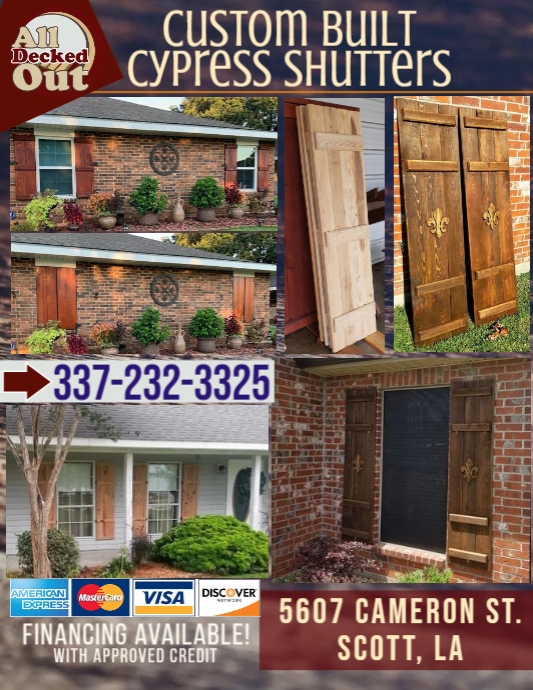 Custom Shutters | PosterMyWall