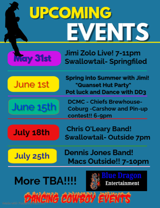 Upcoming Events | PosterMyWall