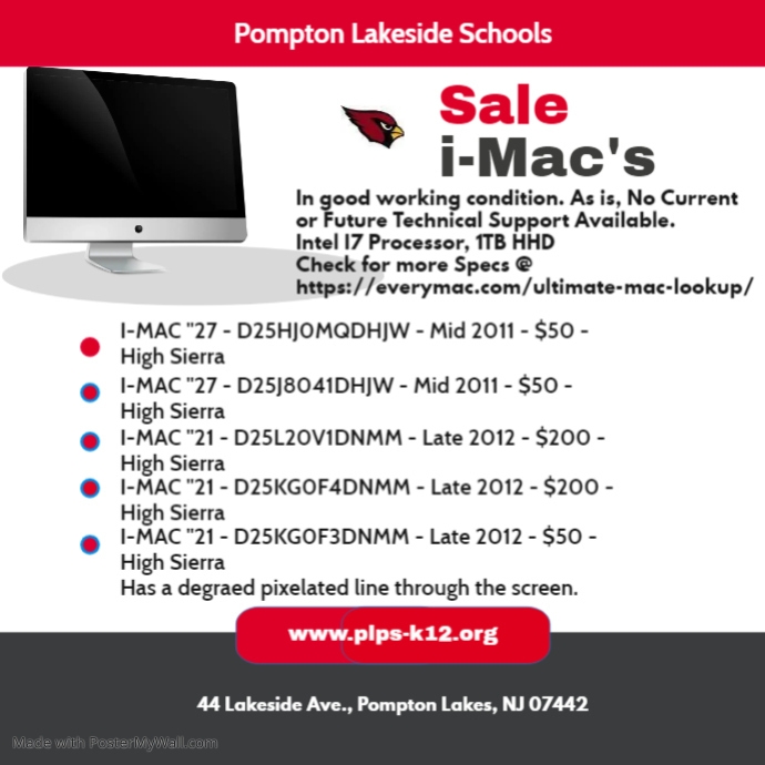 Copy of I-MAC Flyer for Sale | PosterMyWall