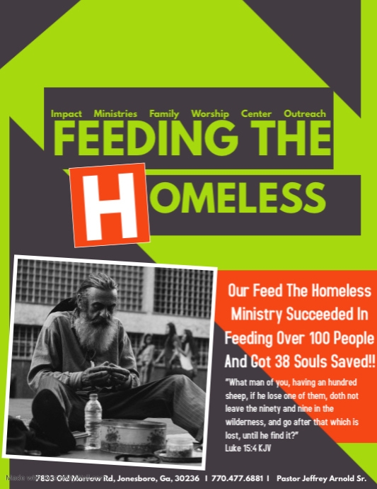 Copy of Feeding Homeless | PosterMyWall