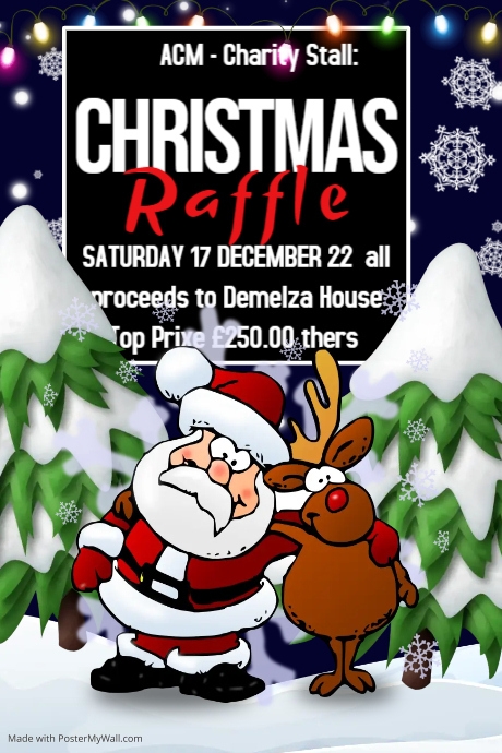 Copy of Christmas Raffle Poster | PosterMyWall