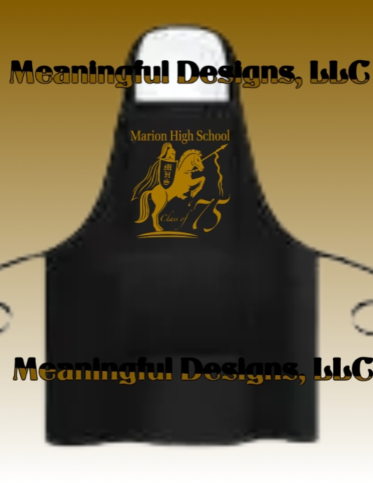 Copy of 75 Black Apron | PosterMyWall