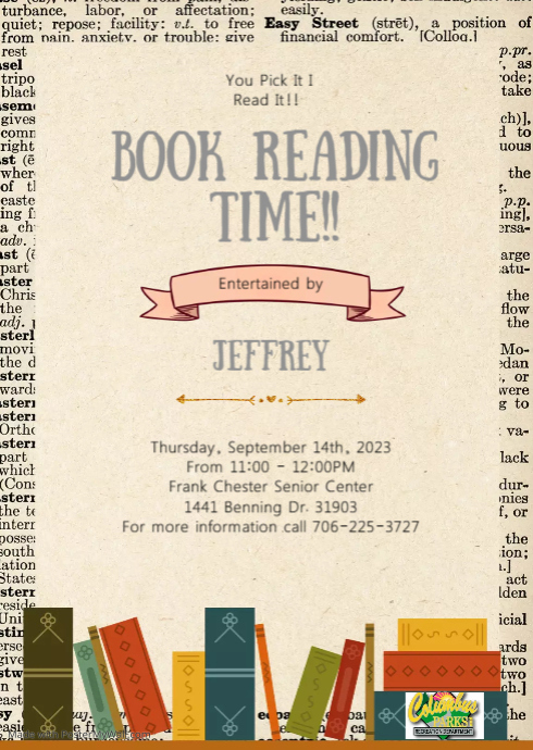 Library theme party invitation | PosterMyWall