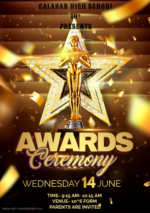 AWARDS Ceremony | PosterMyWall
