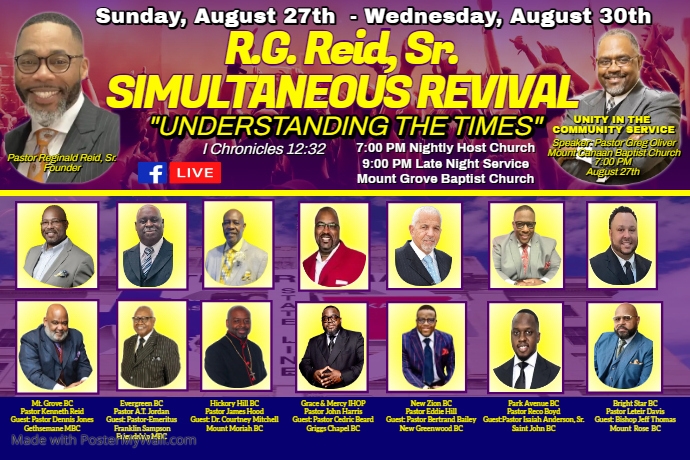 Revival conference template | PosterMyWall