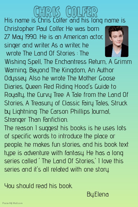 My Author Study | PosterMyWall