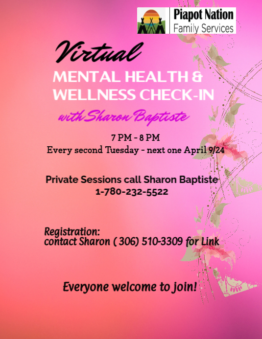 Virtual Mental Health and Wellness Workshop | PosterMyWall