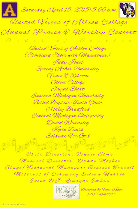 church/graduation program | PosterMyWall