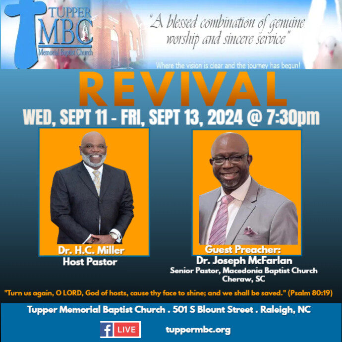 Copy of TB Fall Revival | PosterMyWall