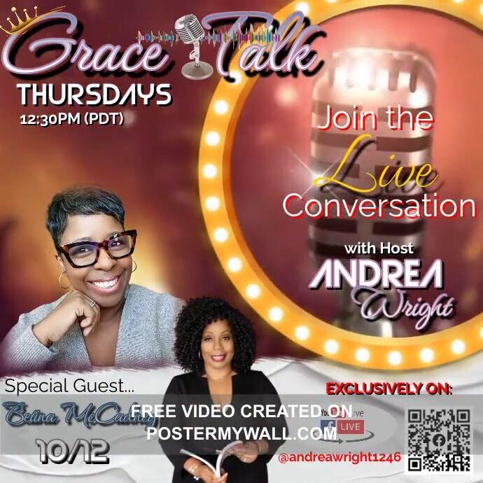 Grace Talk Thursday Promo with guest | PosterMyWall