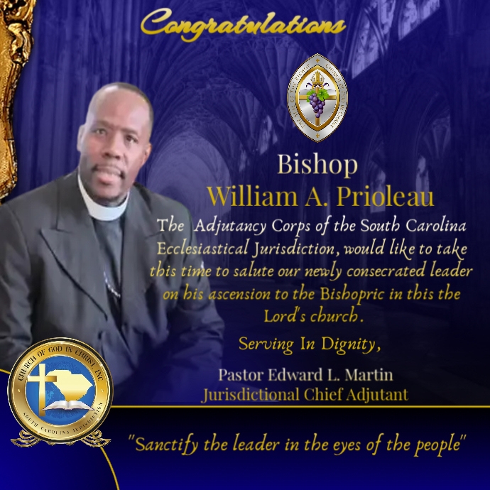 Copy of Episcopal Consecration flyer | PosterMyWall