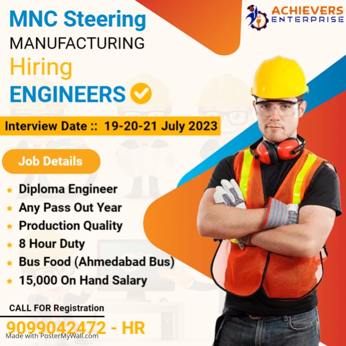 Manufacturing Engineering Service | PosterMyWall