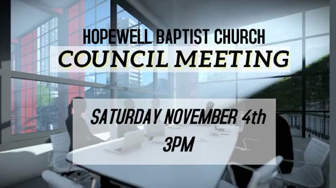 Council Meeting | PosterMyWall