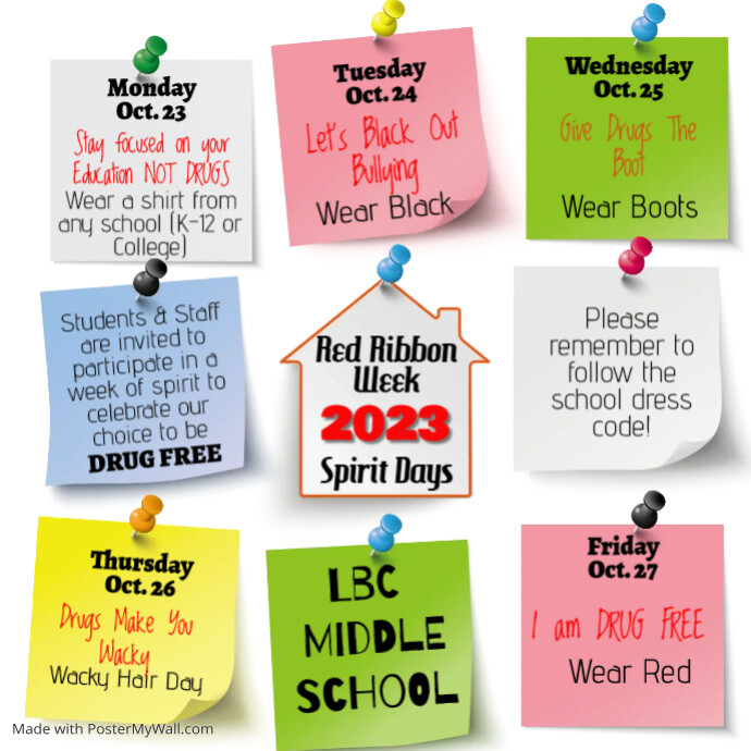 2023 Red Ribbon Week | PosterMyWall