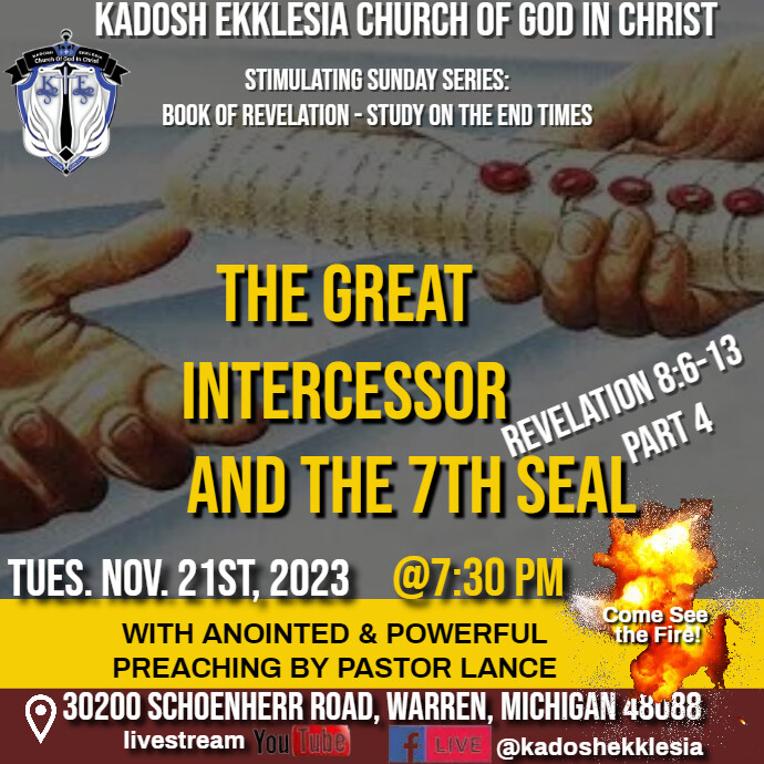 Great Intercessor and 7th Seal (3) | PosterMyWall