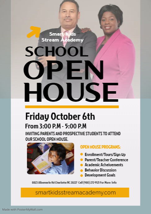 School Open House Flyer | PosterMyWall