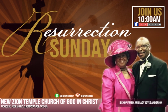 Copy of resurrection service (4) | PosterMyWall