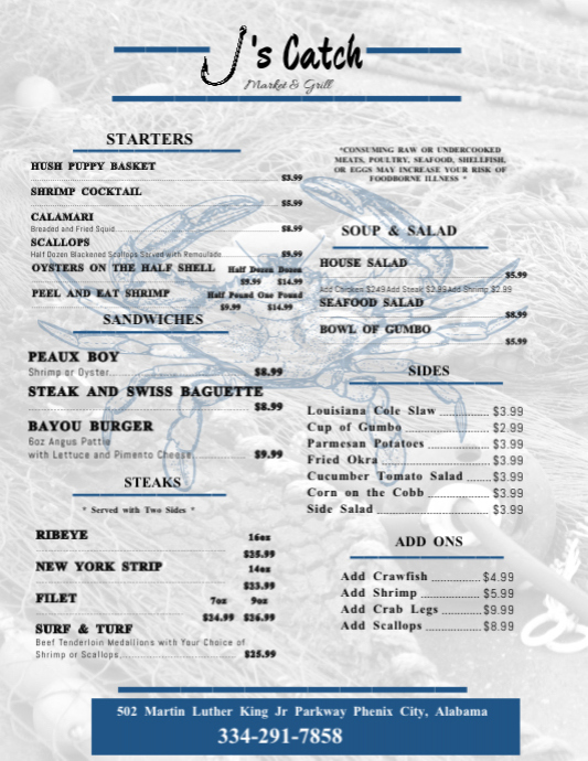 Copy of Copy of Copy of Menu | PosterMyWall