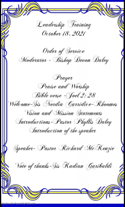 Copy of Copy of Copy of Event Program Template Final 1 | PosterMyWall