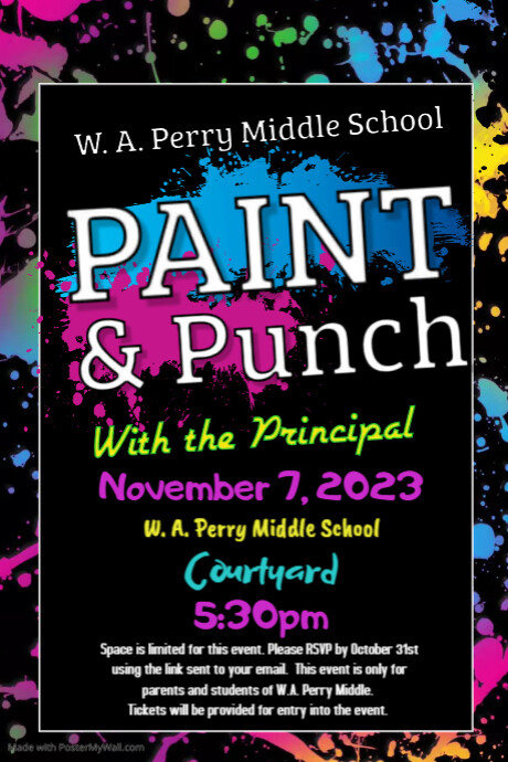 Paint & Punch 2023 | PosterMyWall