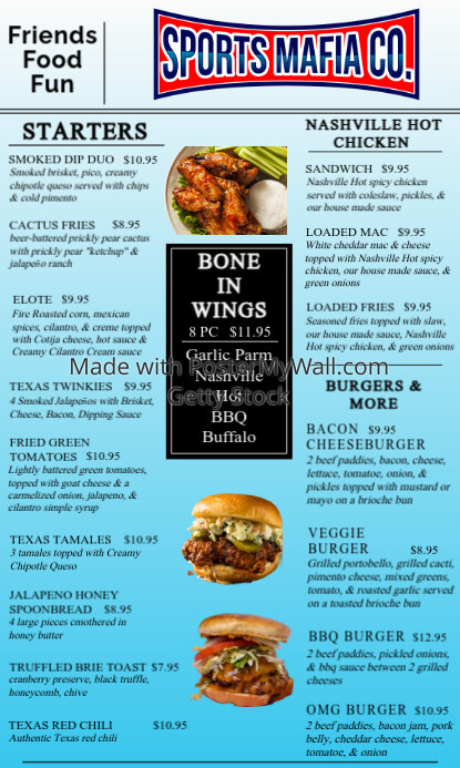 Copy of LEVEL UP menu FRONT 11182023 | PosterMyWall