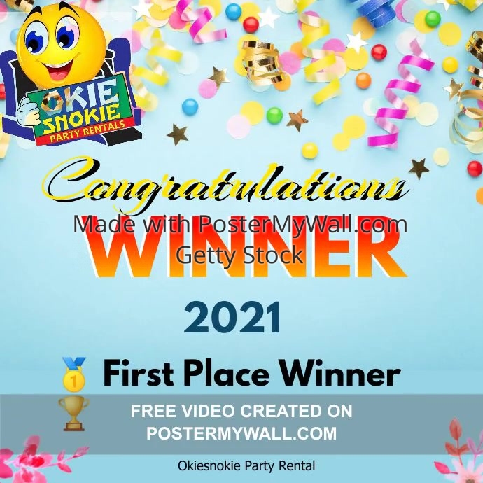 Copy of Copy of Congratulations Winner | PosterMyWall