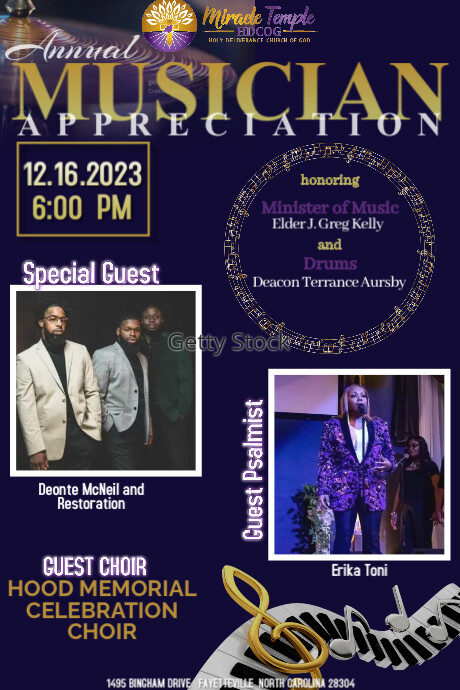 Musician Appreciation 2 (1) | PosterMyWall