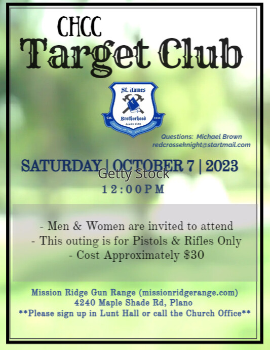CHCC Target Club 2023 (1) | PosterMyWall