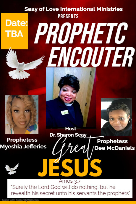 prophetic encounter | PosterMyWall