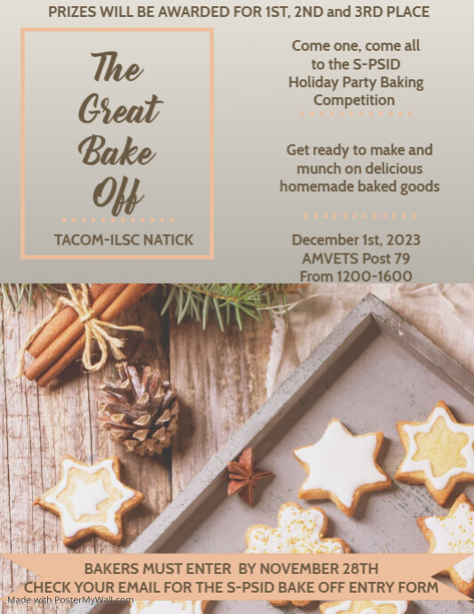 Christmas Bake Off | PosterMyWall