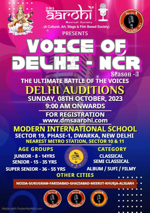 Singing Contest Poster (1) | PosterMyWall