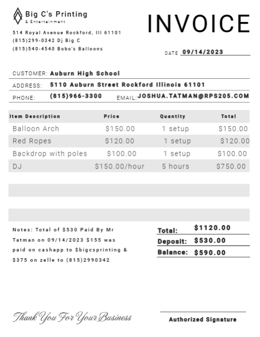 Copy of Modern Business Invoice Order Form Flyer | PosterMyWall