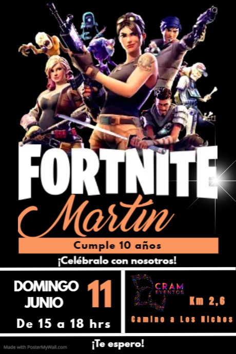 Copy of Fortnite Tournament Poster | PosterMyWall