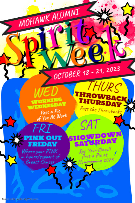 Spirit Week Poster | PosterMyWall