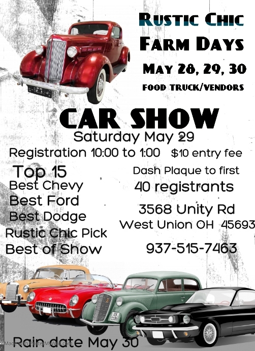Copy of classic car show flyer poster template | PosterMyWall