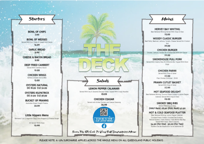 Copy of The Deck_Menu (a3) | PosterMyWall