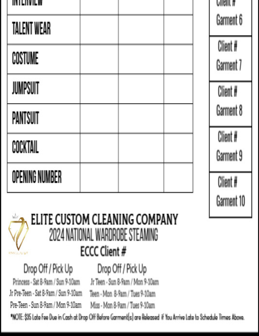 ECCC Wardrobe Steaming Record | PosterMyWall