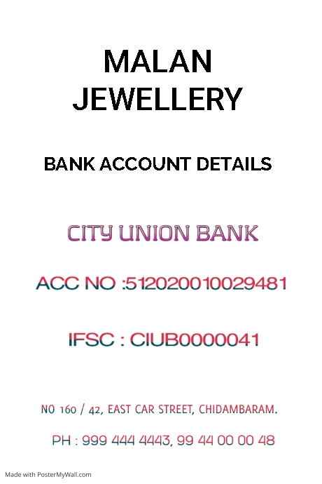 Copy of MALAN JEWELLERY | PosterMyWall