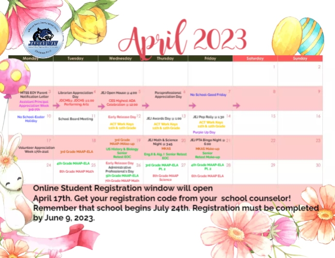 April 2023 Calendar Schedule Template (1) | PosterMyWall