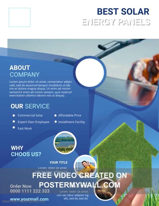 Solar Power Flyer | PosterMyWall