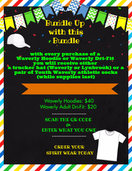 Copy of School Spirit Wear Fundraiser Flyer (1) | PosterMyWall